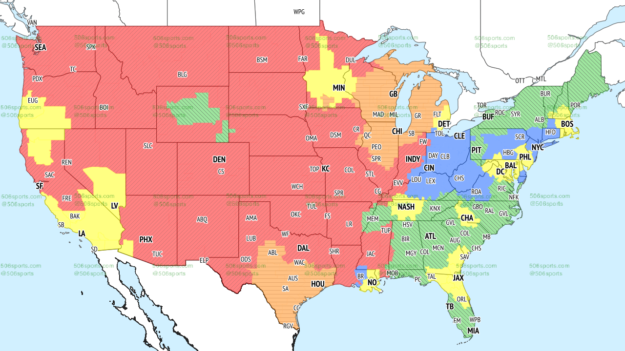 WEEK 3 Coverage map | Sports Forum - SportsHoopla