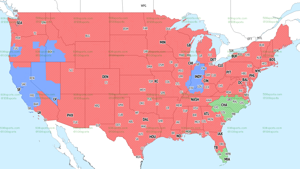 Week 5 NFL Regional Tv Map – 586 Sports