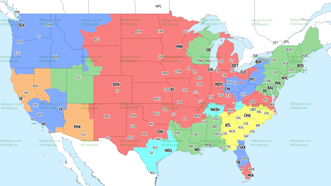 NFL Coverage Map Week 11: TV Broadcast Schedule and Announcers for FOX ...