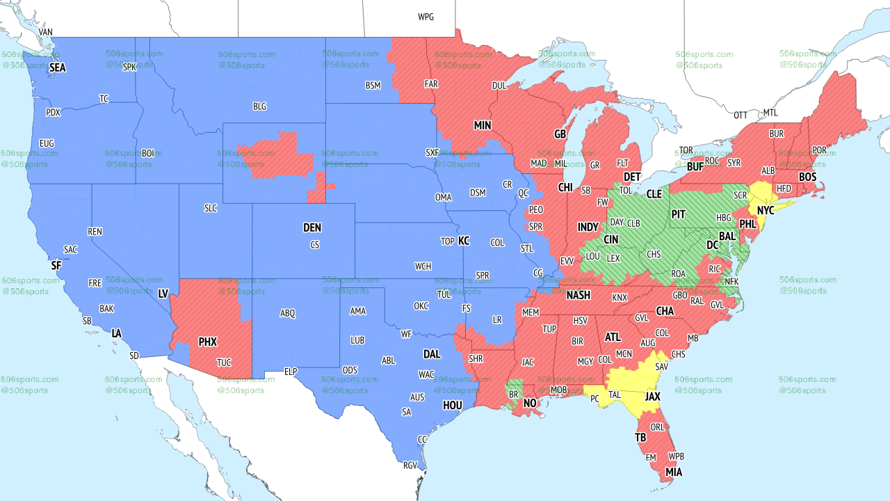 NFL Coverage Map Week 15: TV Broadcast Schedule and Announcers for FOX ...