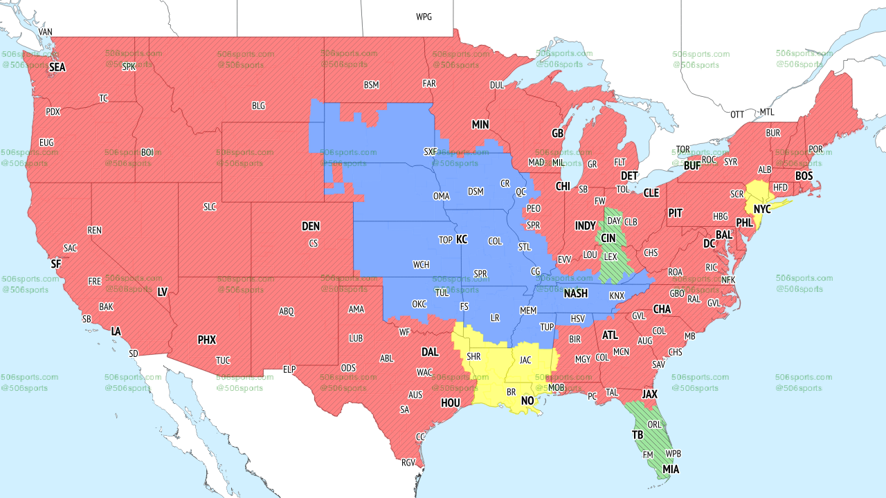 NFL Coverage Map Week 16: Updated TV Broadcast Schedule and Announcers ...